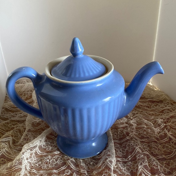 Hall | Kitchen | Vintage Hall Usa Marked Pottery French Blue Midcentury ...